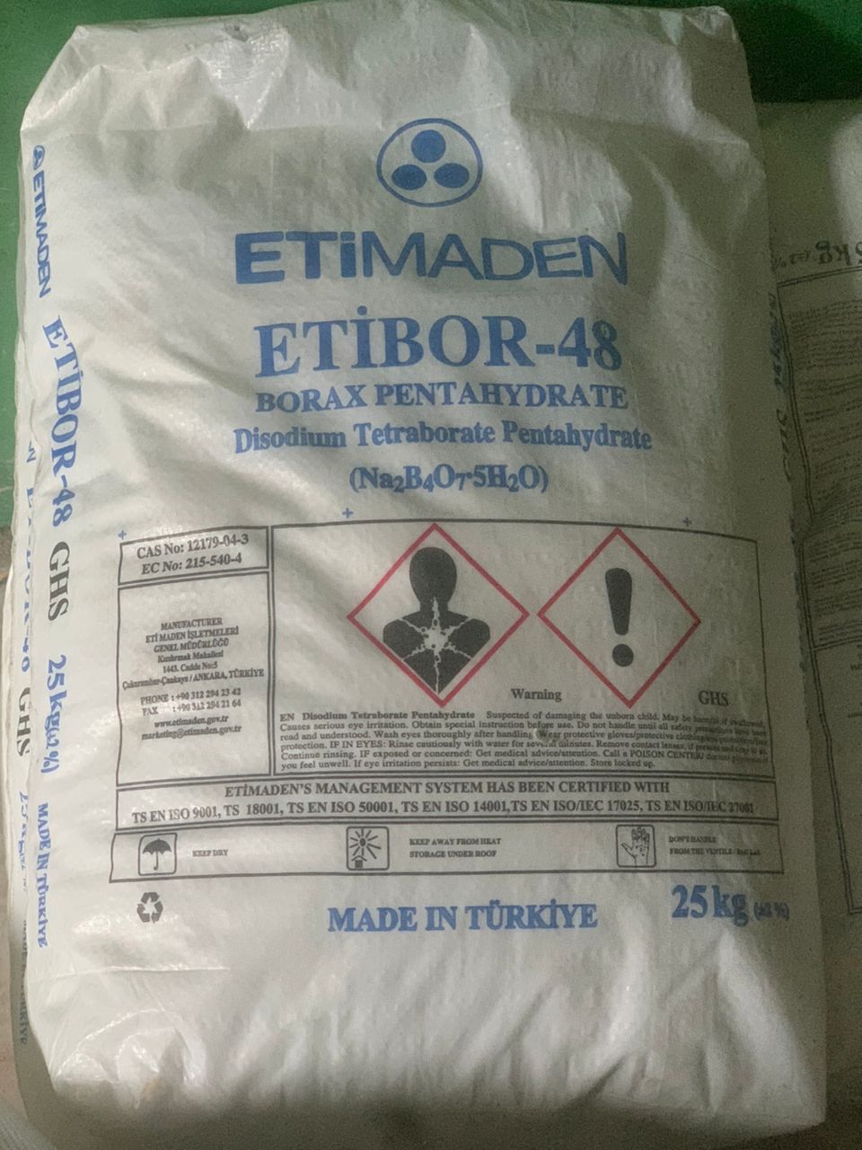 Borax Pentahydrate Disodium Tetraborate Pentahydrate
